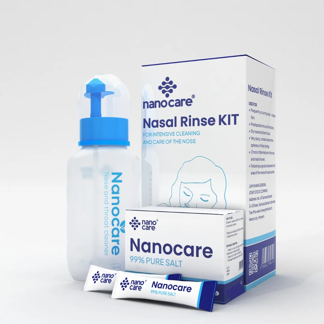 250ml Sinus Allergy Relief Nasal Pressure Rinse Nose Wash Cleanser ...