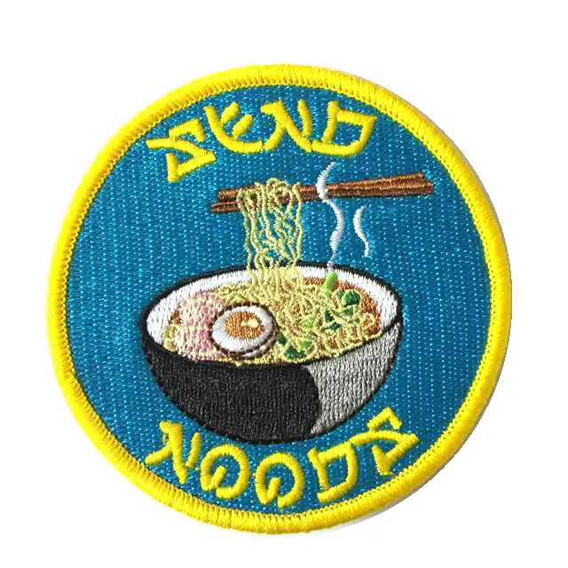 Custom Fabric Woven Embroidered Patch Badges Sew Iron On Embroidery ...