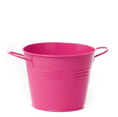 Fancy Design Multi Color Metal Pail Bucket with Handle for Home ...