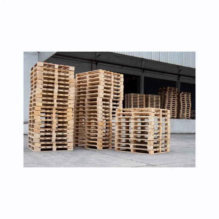 Warehouse Pallet Shelves Wooden Cargo Support Platformsides Into Fork ...