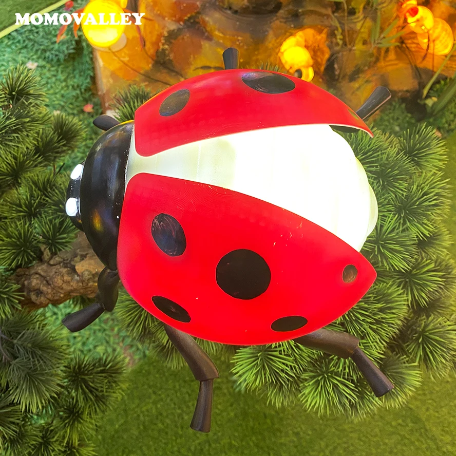Momovalley LED Light Glowing Animal - Ladybug Lamp Decor