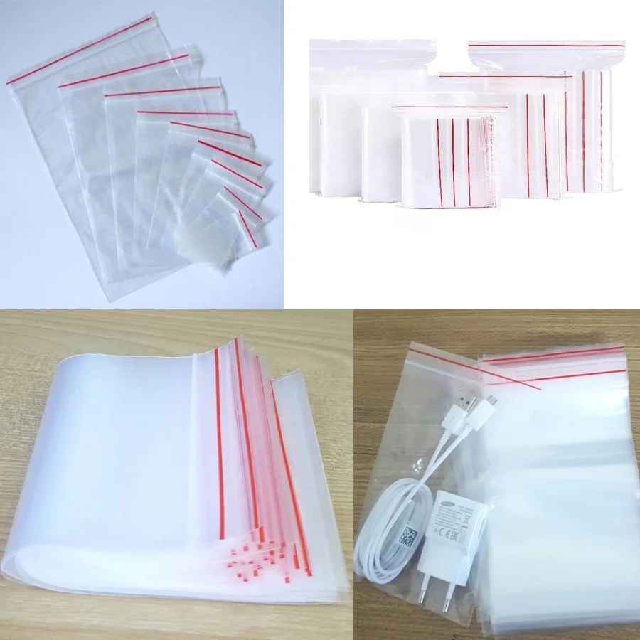 Alibaba.com: Transparent LDPE reclosable plastic bags with resealable ...