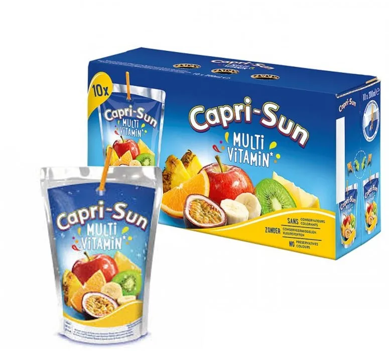 Halal Caprisun Multivitamin Fruit Juice Apple Orange Lemon Soft Drink ...