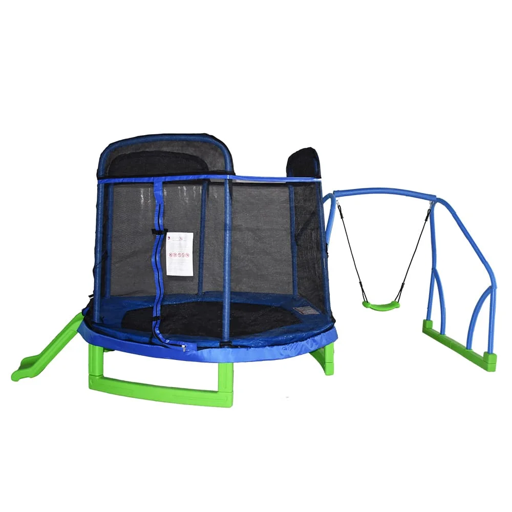 7FT Mini Children’s Bungee Jumping Trampoline - Safe & Fun