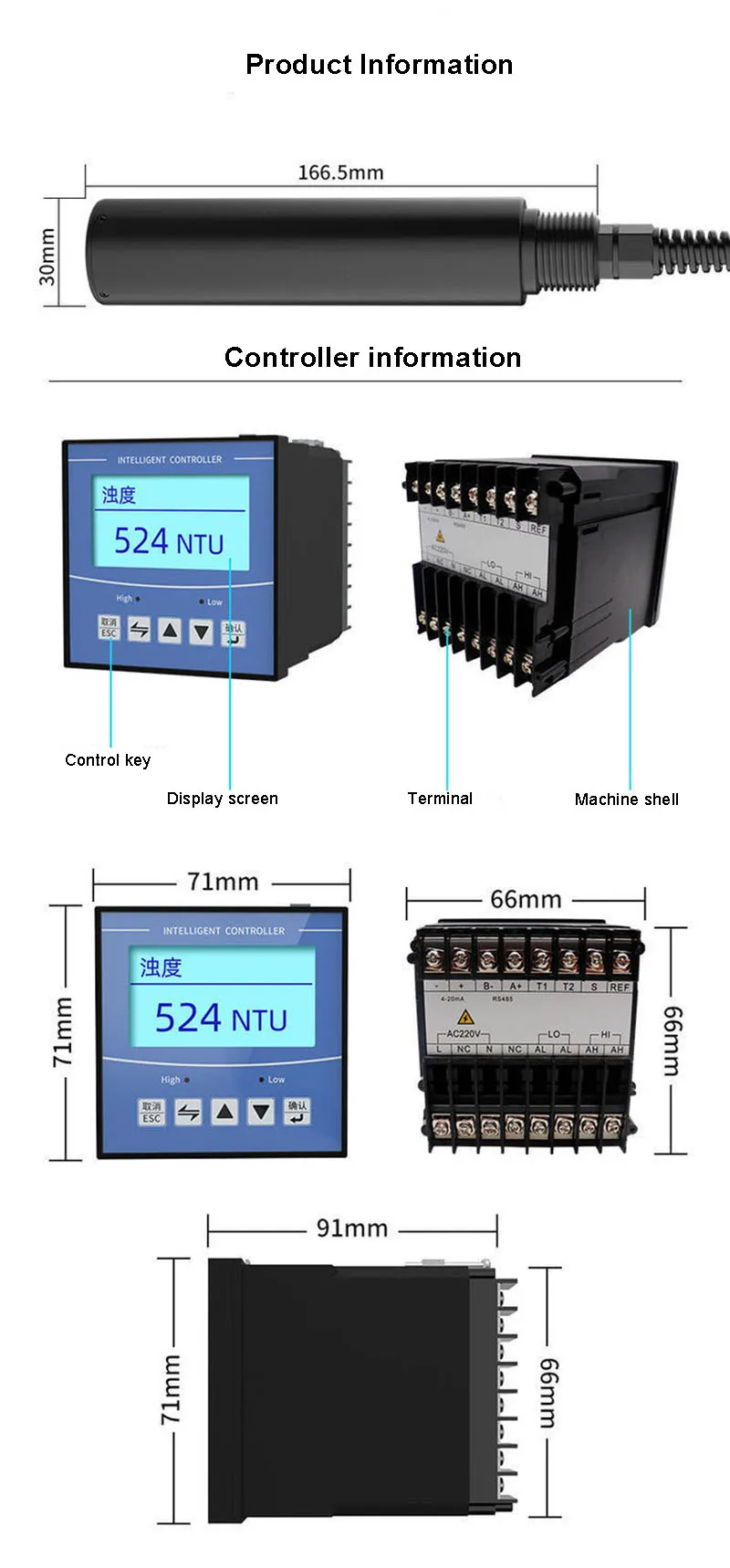 Turbidity Examples - Reliable Measurement with RS485 Sensor