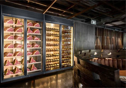Large Meat Refrigerator - Beef Aging Fridge for Restaurants