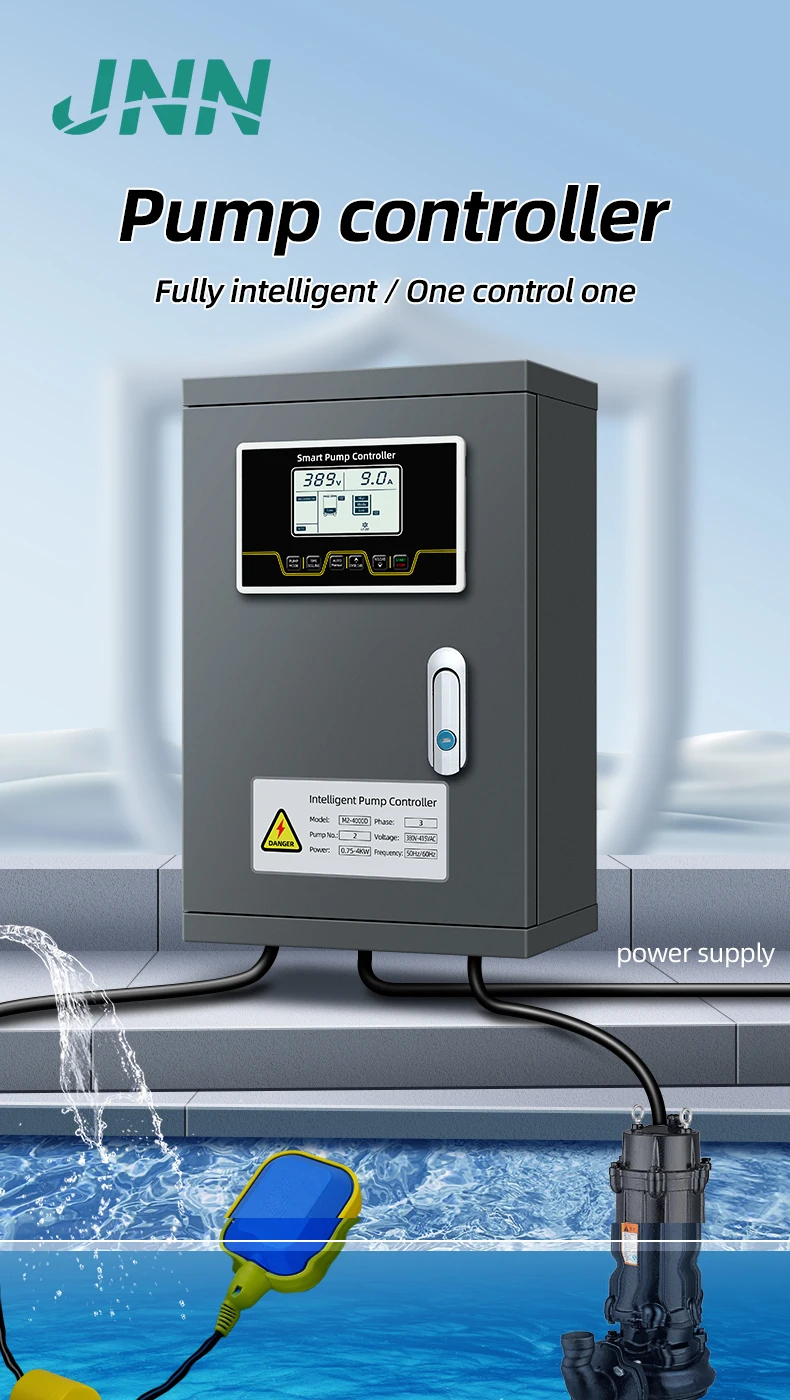 380V 11kw 3-Phase Steel Water Pump Control Box with Open Phase ...