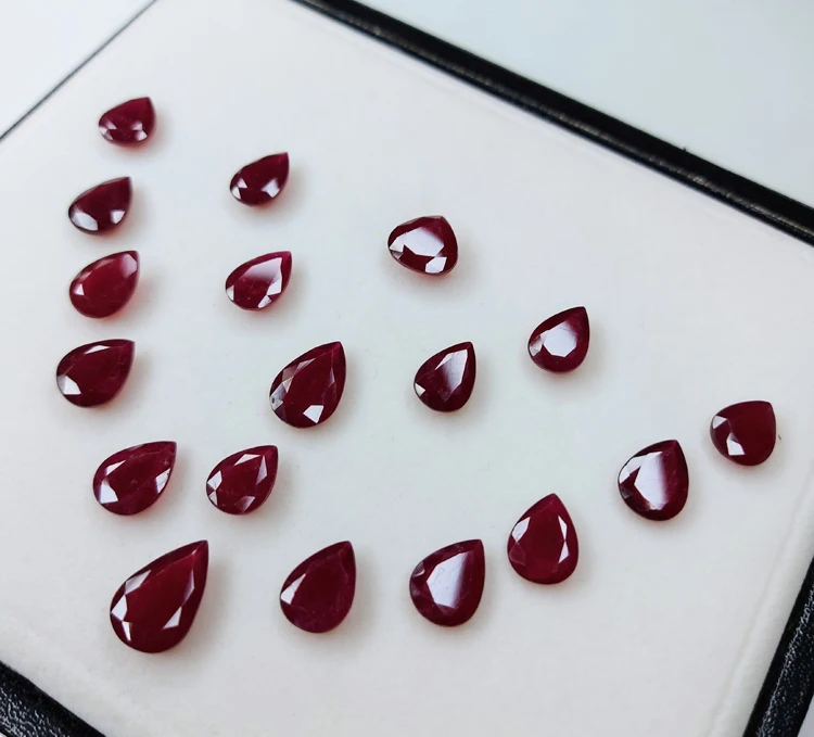 Blood Red Color Finest Quality 100% Natural 300 Carat Pears Drops Far ...