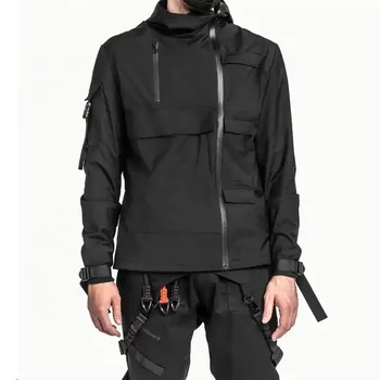 2024 Winter Warm Thick Techwear Street Jackets Men Function Attached ...