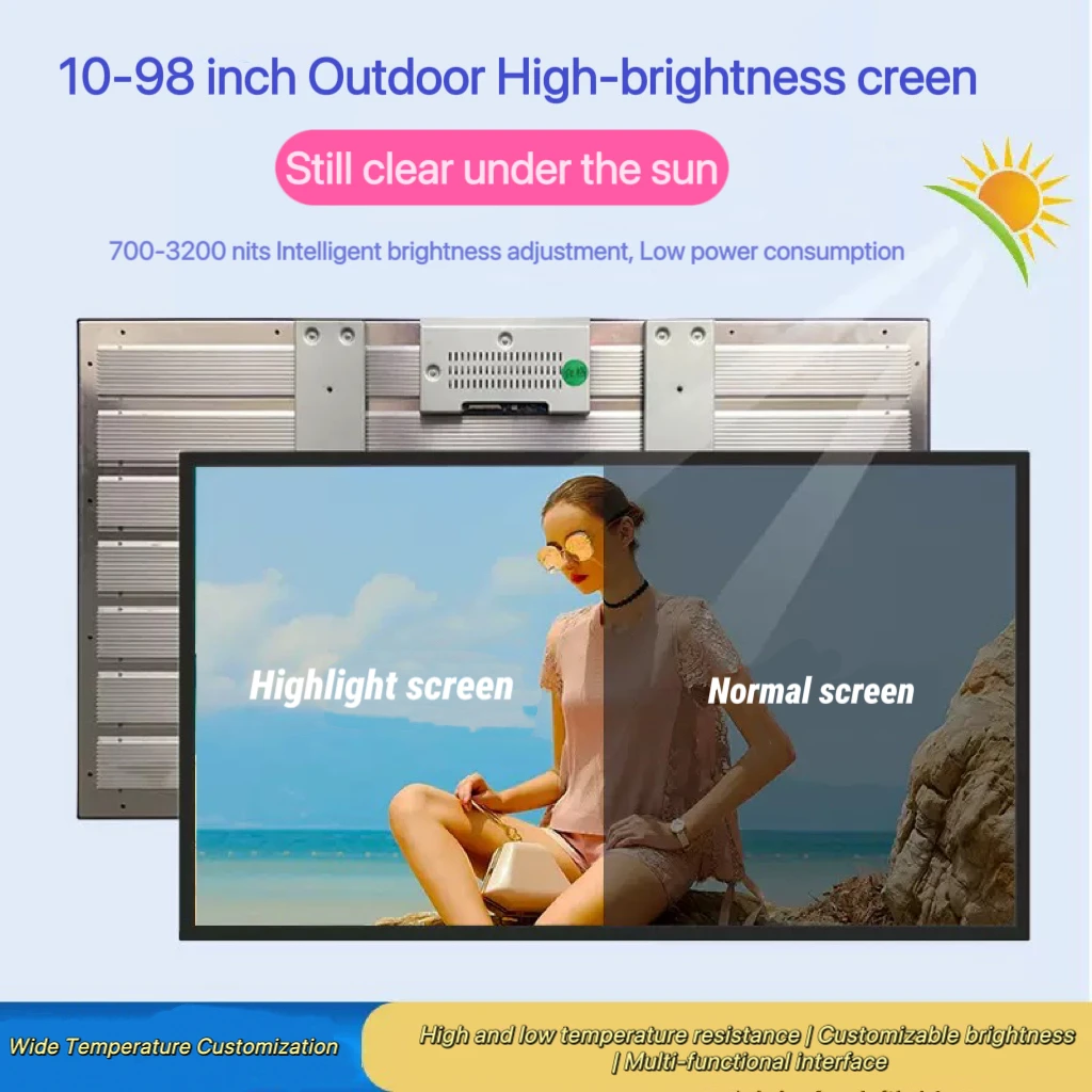 55-inch High Brightness 4K LCD Display - Outdoor Digital Signage