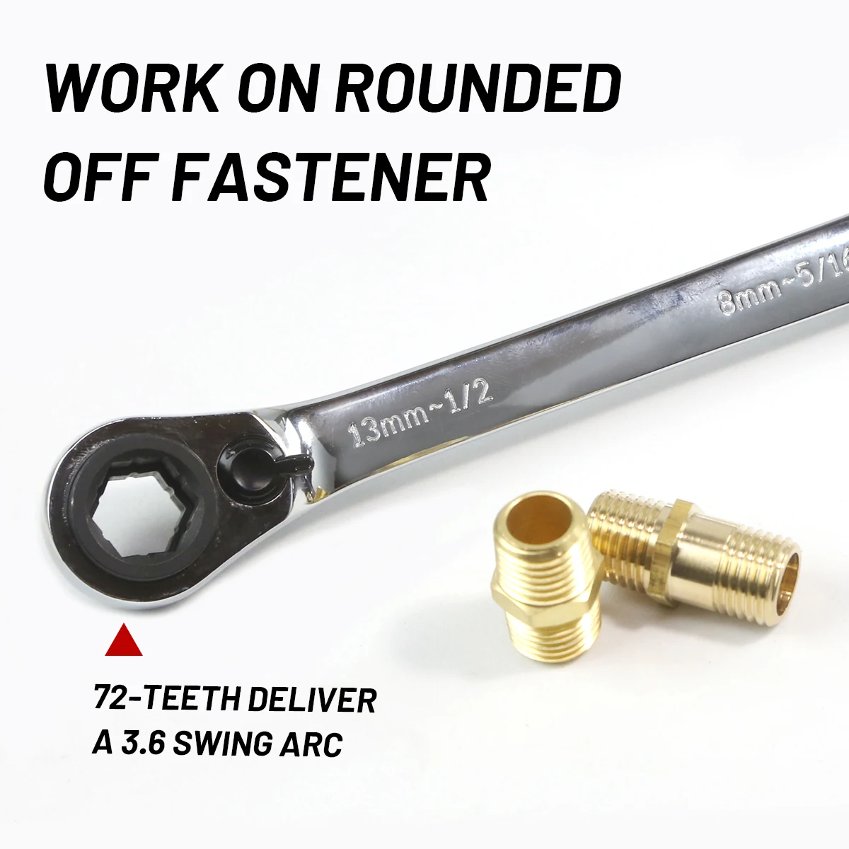 Universal Double Box End Ratcheting Hand Wrench Set Socket Holder TW ...