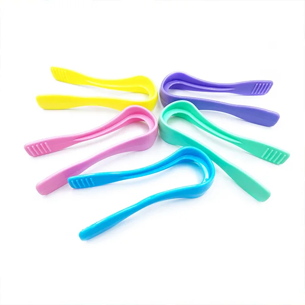 10 Pieces Colorful Plastic Kids Tongs - Buy Kids Tongs,Plastic Tongs ...
