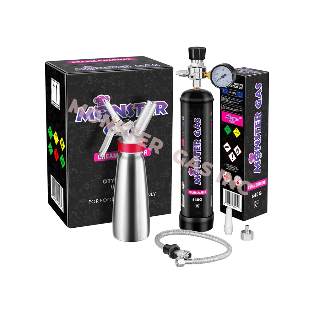 Monster Gas 640g Cream Charger Tank 640g Cream Whip Charger Cartridge ...