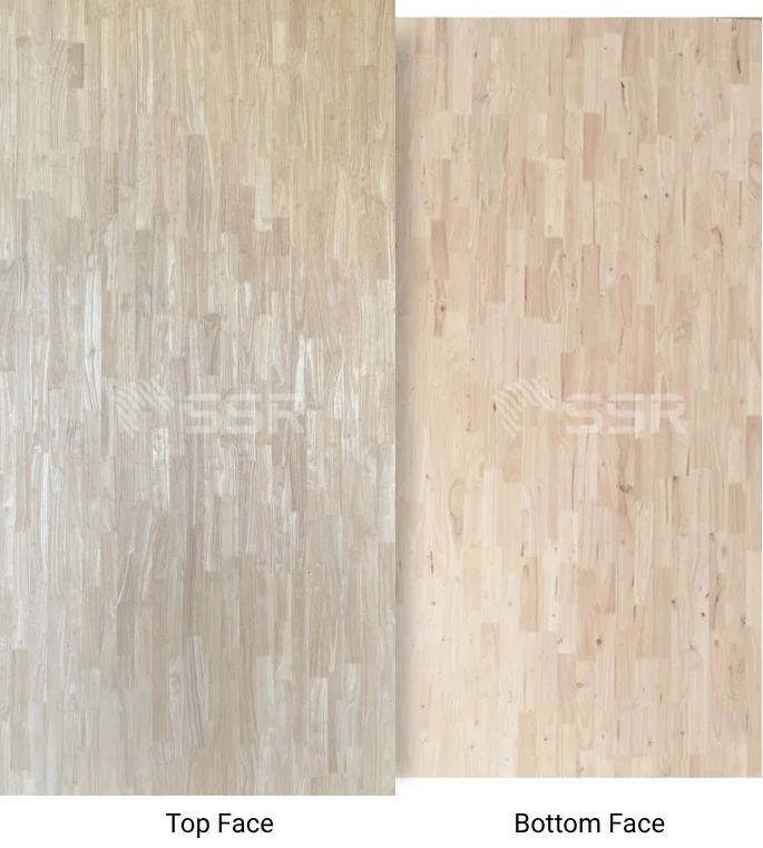 Rubberwood Finger Joint Laminated Panels for Commercial Use