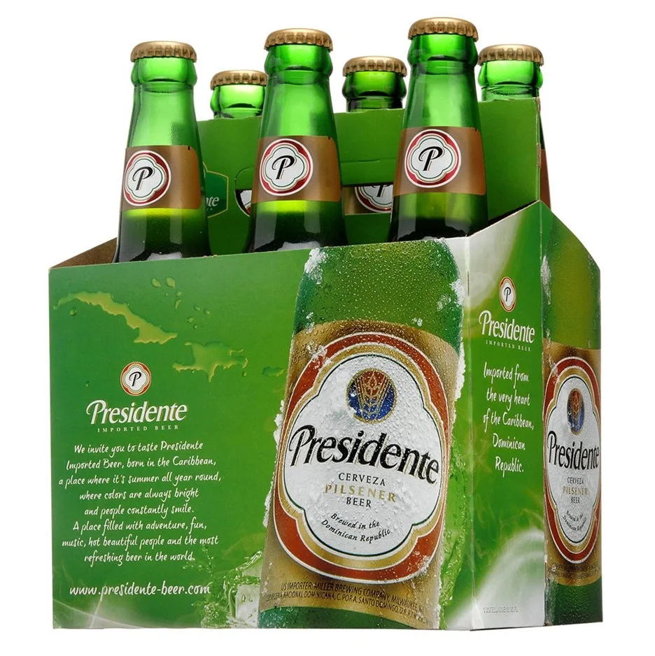 Direct Price Supplier Presidente Lager Beer 24 Units / 355 Ml / 12 Oz ...