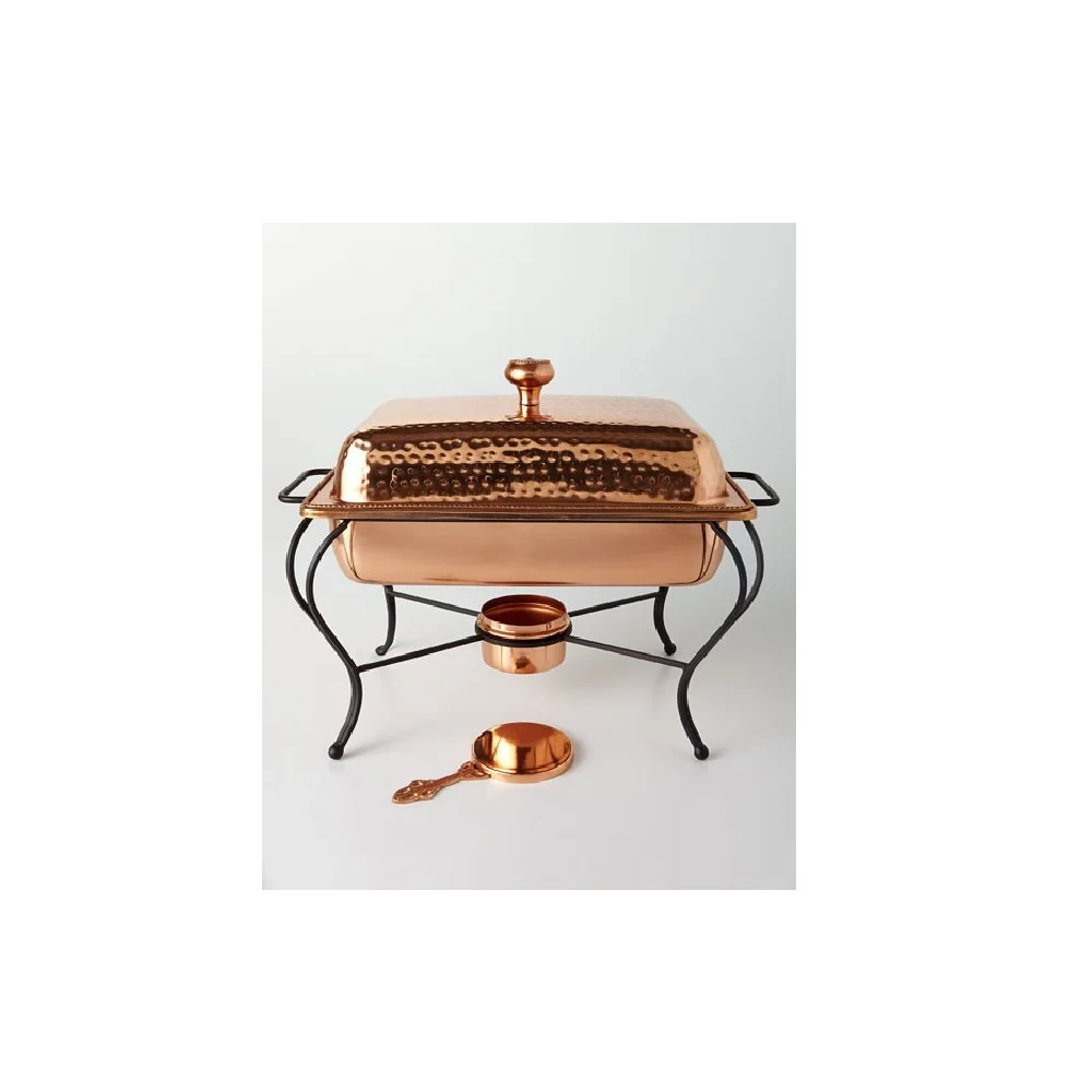 Five Star Hotel Luxury Chafing Dish Metal Copper Hammered Chafing Dish ...