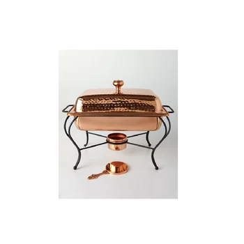 Five Star Hotel Luxury Chafing Dish Metal Copper Hammered Chafing Dish ...