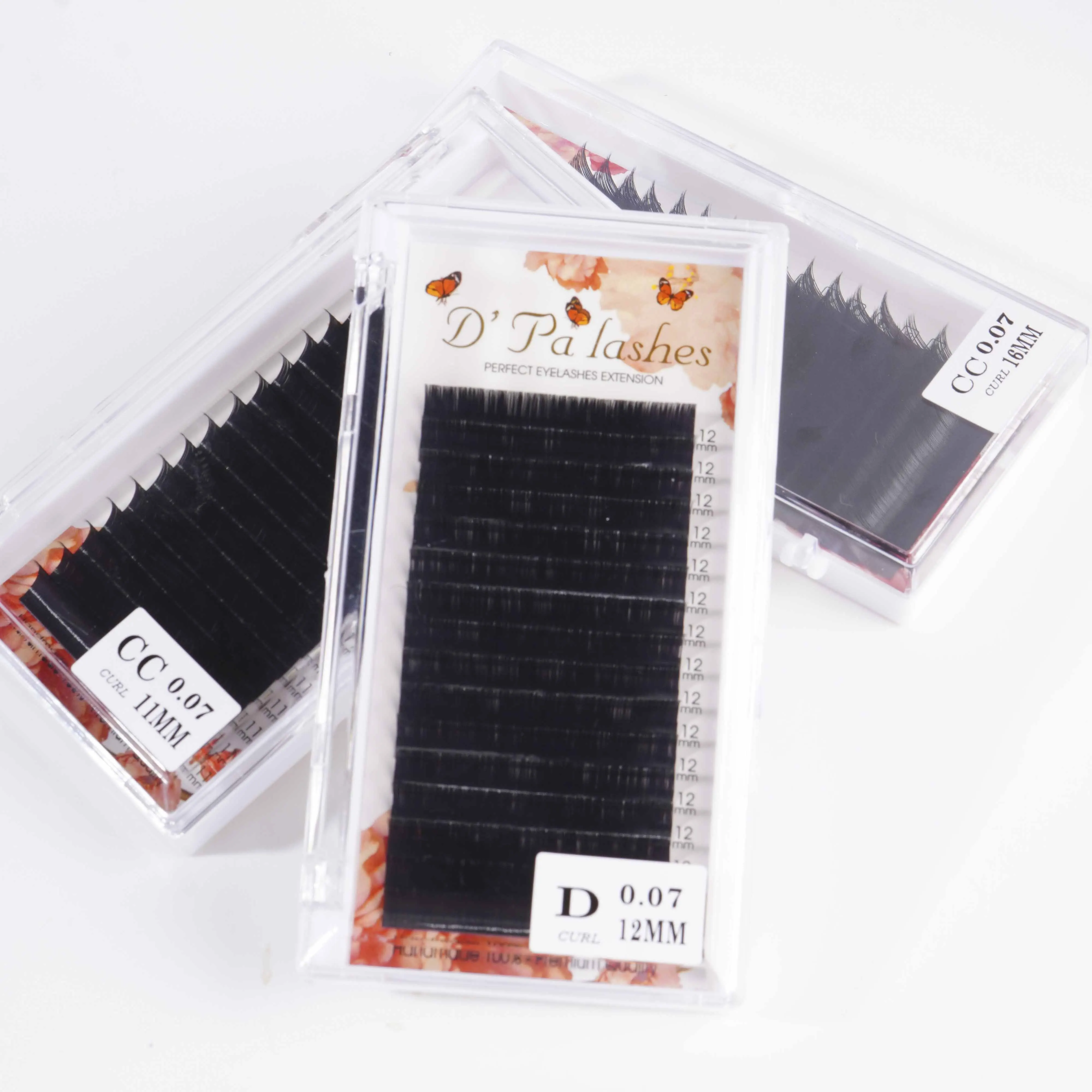 Wholesale Individual Eyelash Extensions 0.07 - 0.1 Mm Eyelash Extension ...