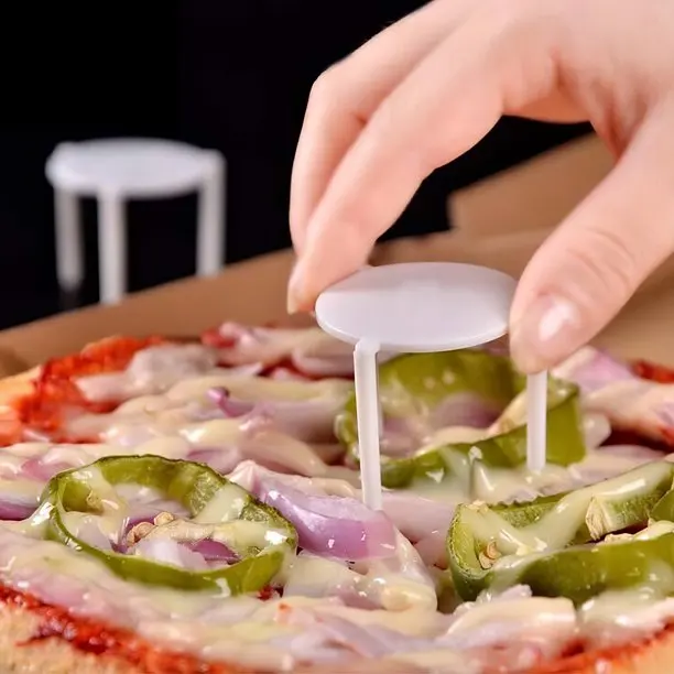 Pizza Tripod - Durable, Disposable Pizza Holder Stand