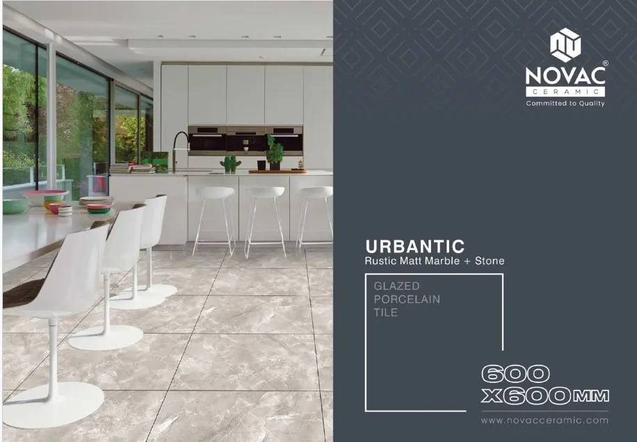 Foresta Grey Marble Stone Design In 600x600mm In Rustic Matt Finish By ...