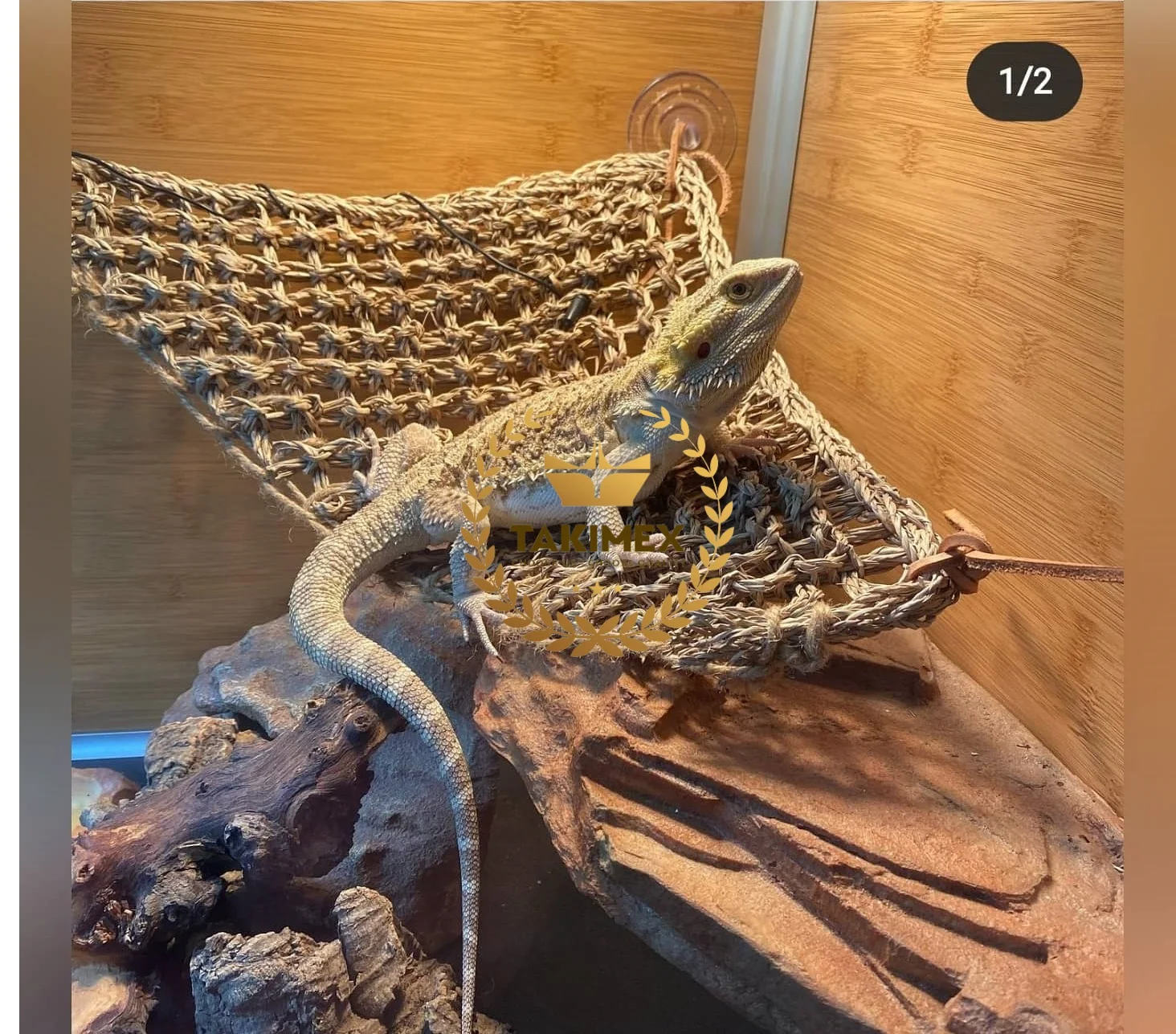 하이 퀄리티 저렴한 가격 도마뱀 안락 의자 테라리움 해먹은 거친 100% 천연 해초 섬유로 만들어집니다 - Buy ...