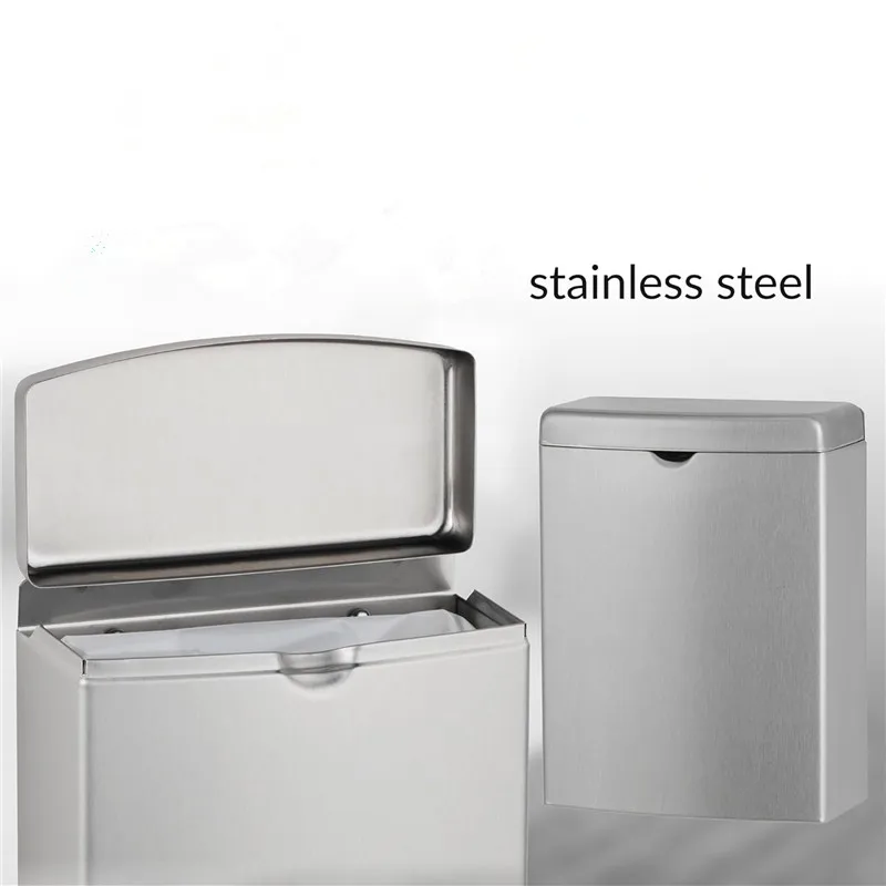 Wholesale Stainless Steel Flip-top Sanitary Napkin Receptacle Feminine ...