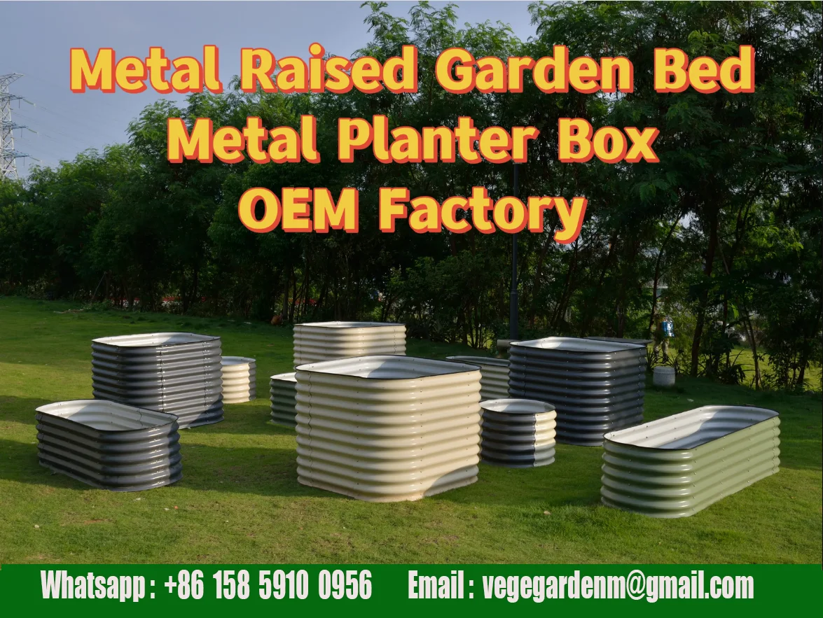 17'' Tall Pentagon Metal Modular Corrugated Raised Garden Bed Kit ...