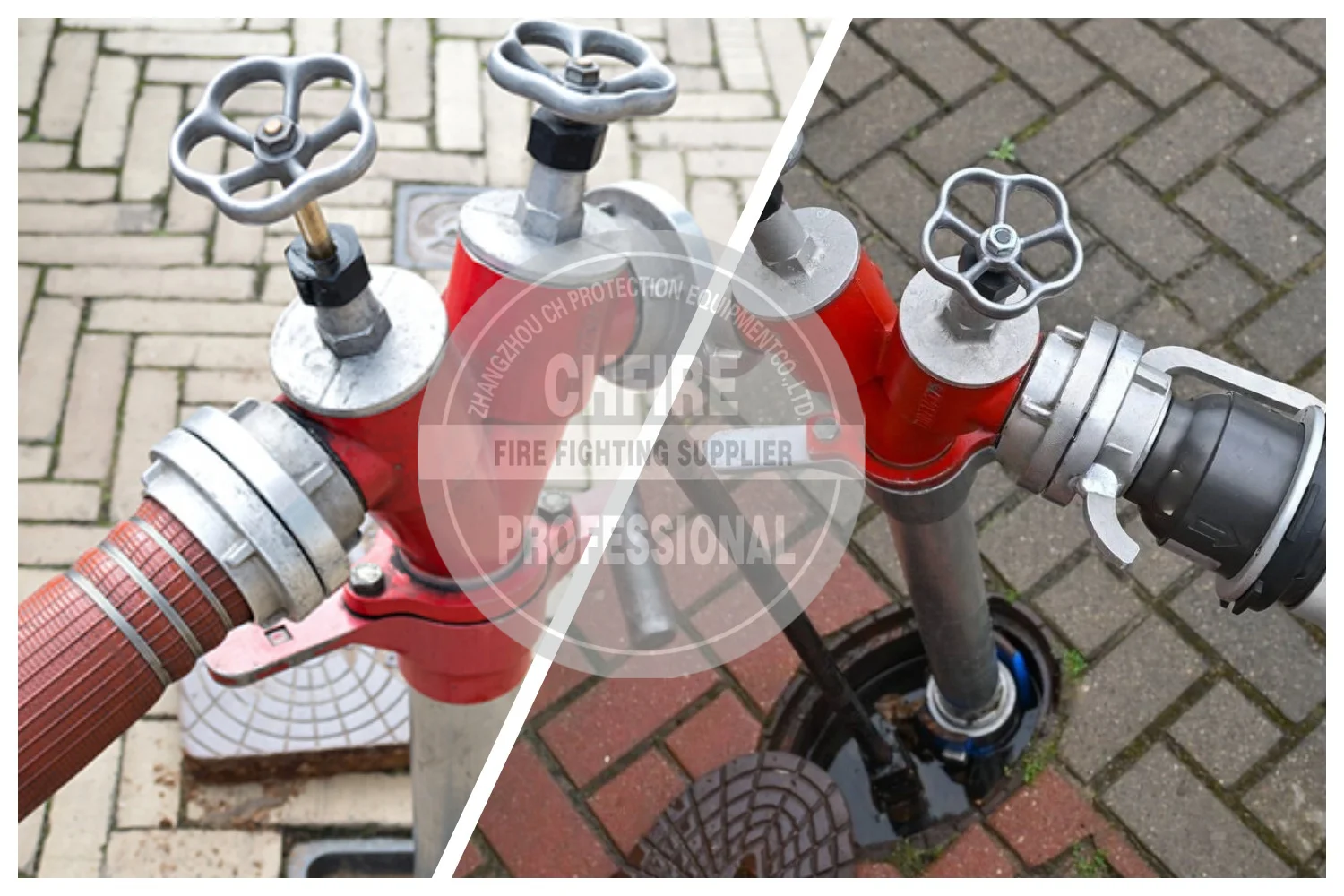British Type Aluminum Fire Hydrant Standpipe Firefighting Equipment ...