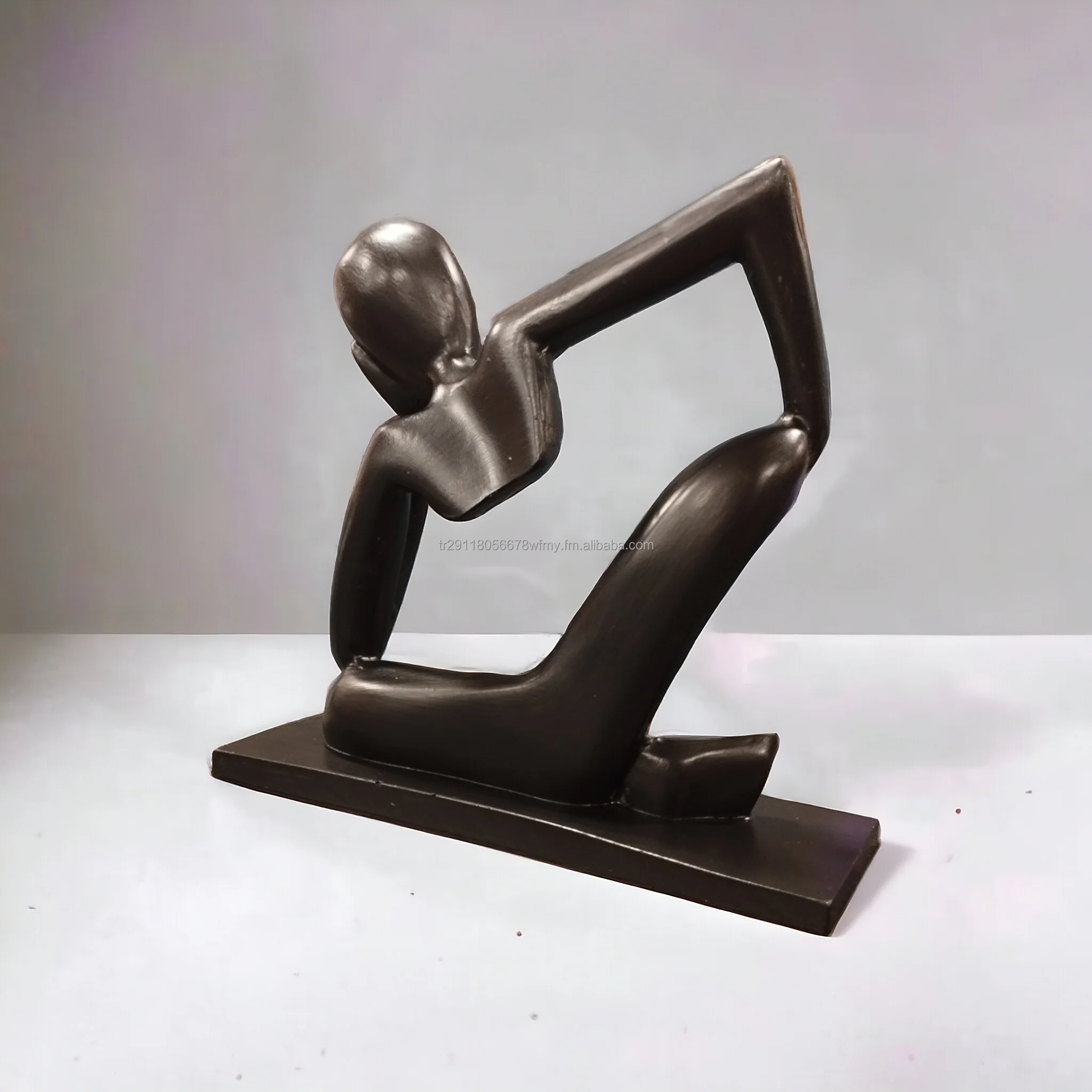Abstract Thinking Male Statue Resin Sculpture for Modern Home ...