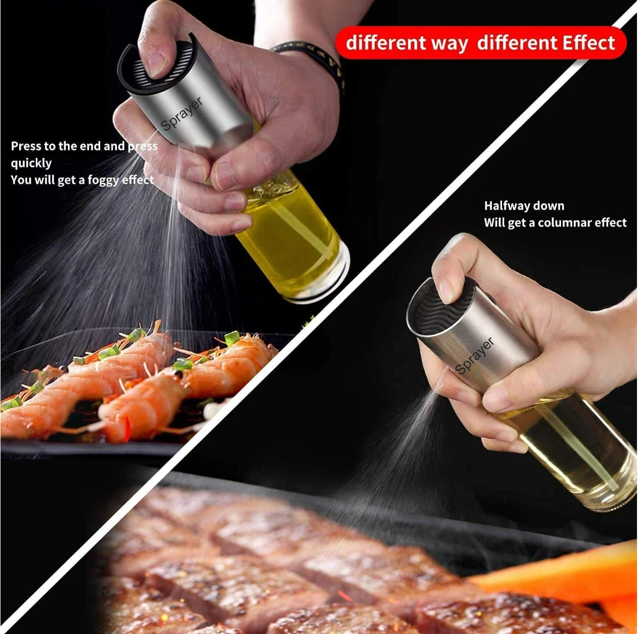 Kitchen Home Gadgets Tools Barbecue Sprayer Grilling Oil For Cooking ...