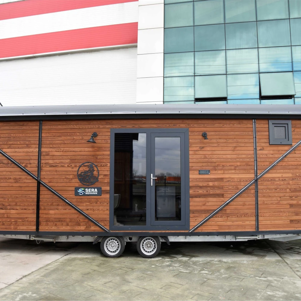 Tiny House Long Lasting Portable House Model Vagon For Caravan Fire ...