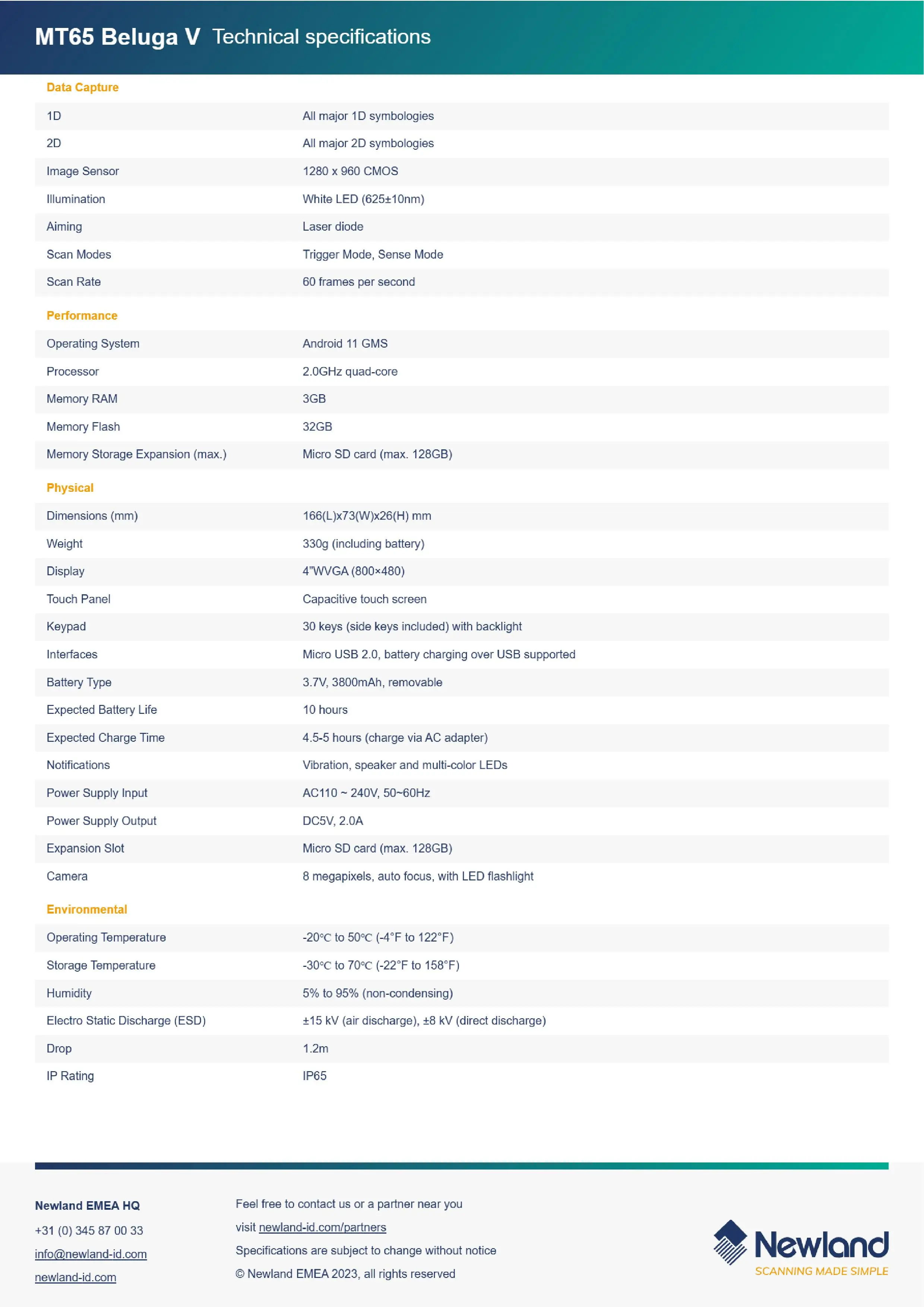 뉴 랜드 Mt65 벨루가 V-안드로이드 11 Gms 모바일 컴퓨터 뛰어난 2d 스캐닝 성능 - Buy Pdas 산업용 핸드 헬드 ...
