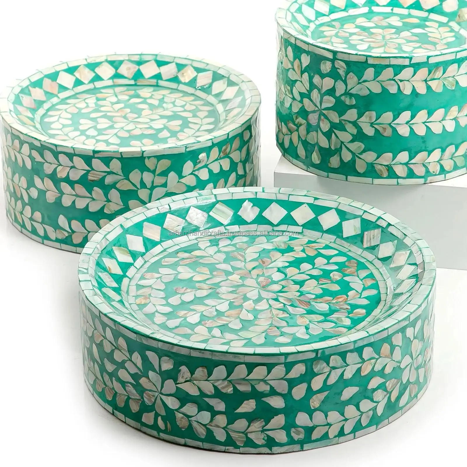 Bone Inlay Cake Stand for Home and Restaurant Tableware Decorate Bone ...