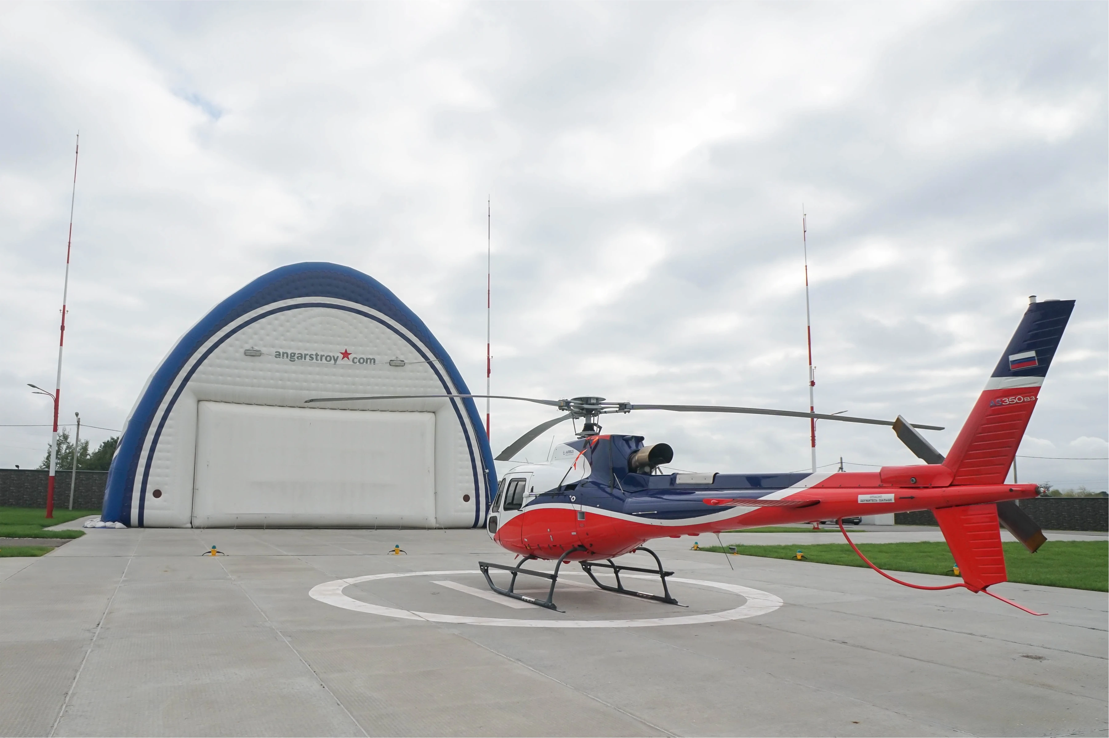 Aviation Hangar For Helicopters Eurocopter H125 As350 Made Of ...