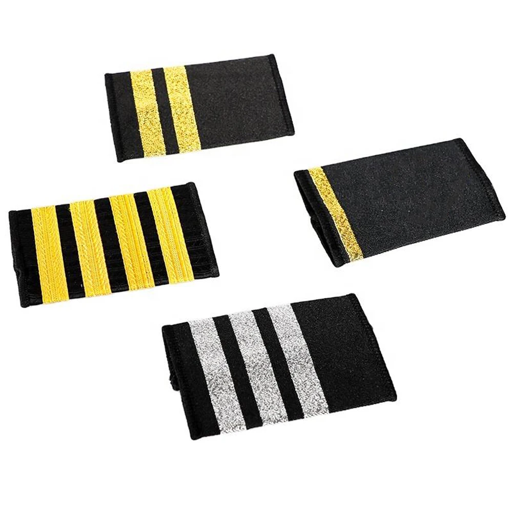 Manufacture Custom Embroidered Military Captain Rank Uniform Shoulder ...