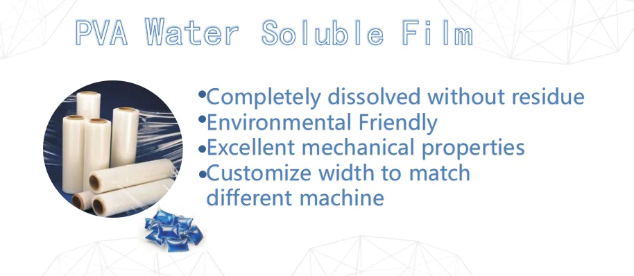 Biodegradable PVA Film for Dishwasher Tablets - Joyforce