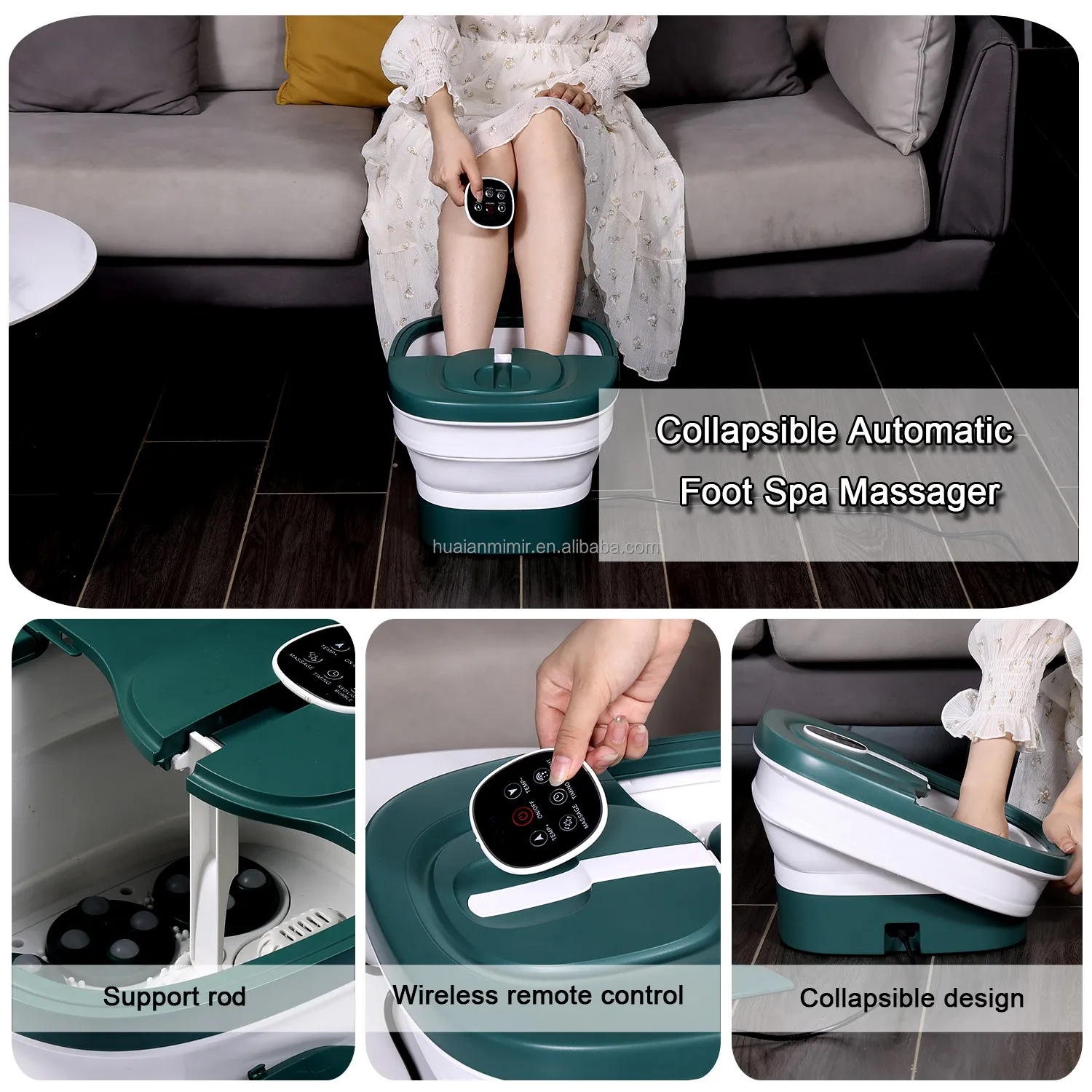 Relaxing Electric Heating Automatic Massager Foot Spa Massager Machine ...