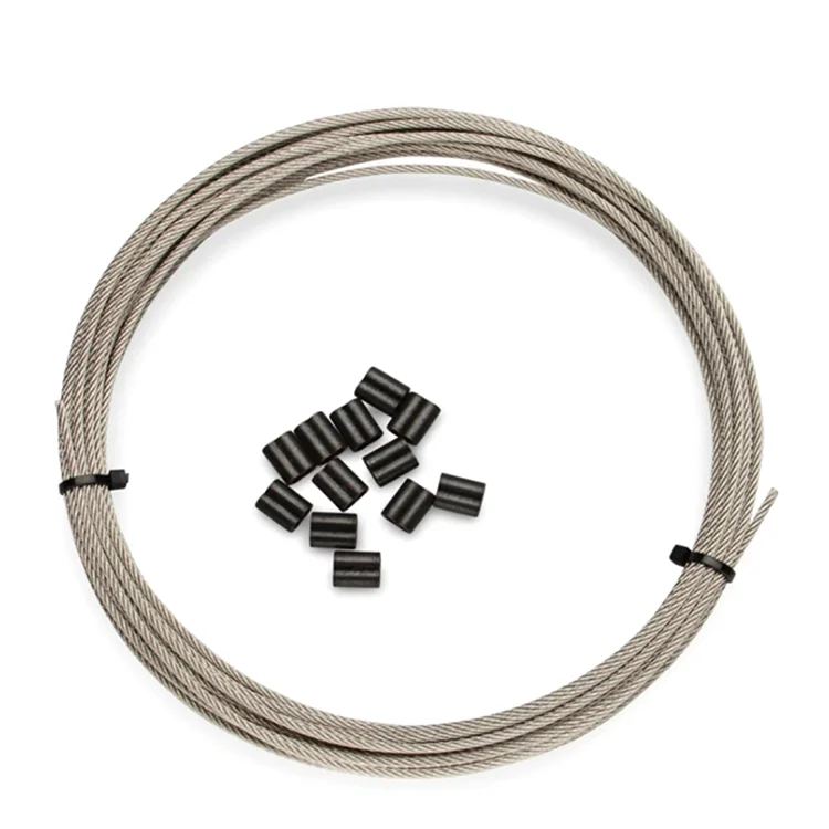 49-Strand Cable Vinyl Coated 7x7 Stainless Steel Kit 30ft 400lb 1.4mm ...