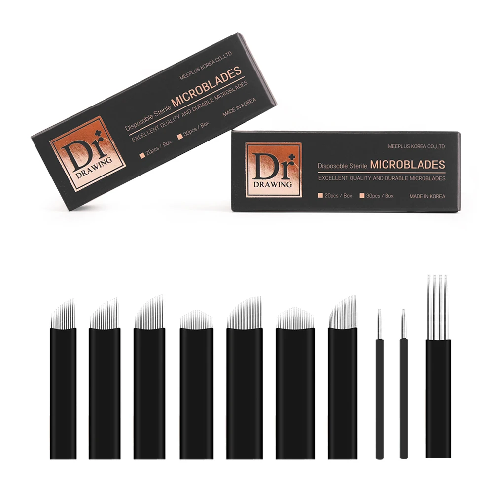 Dr.drawing 1720 Microblading Needle Eyebrow Tatoo Needle Disposable Blade Sterilized Permanent ...
