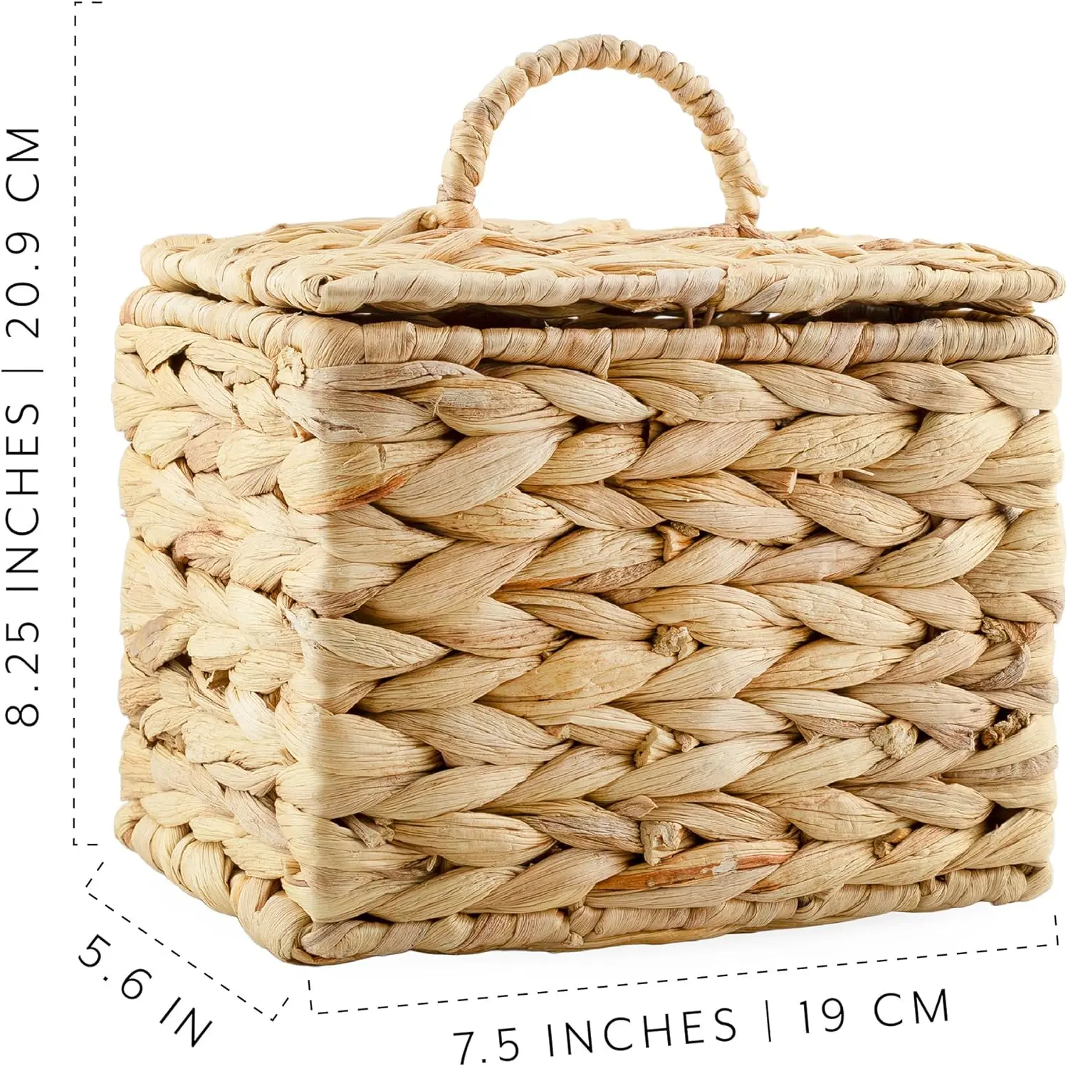 Top Trending 2024 Woven Water Hyacinth Pod Holder: Storage Box For ...
