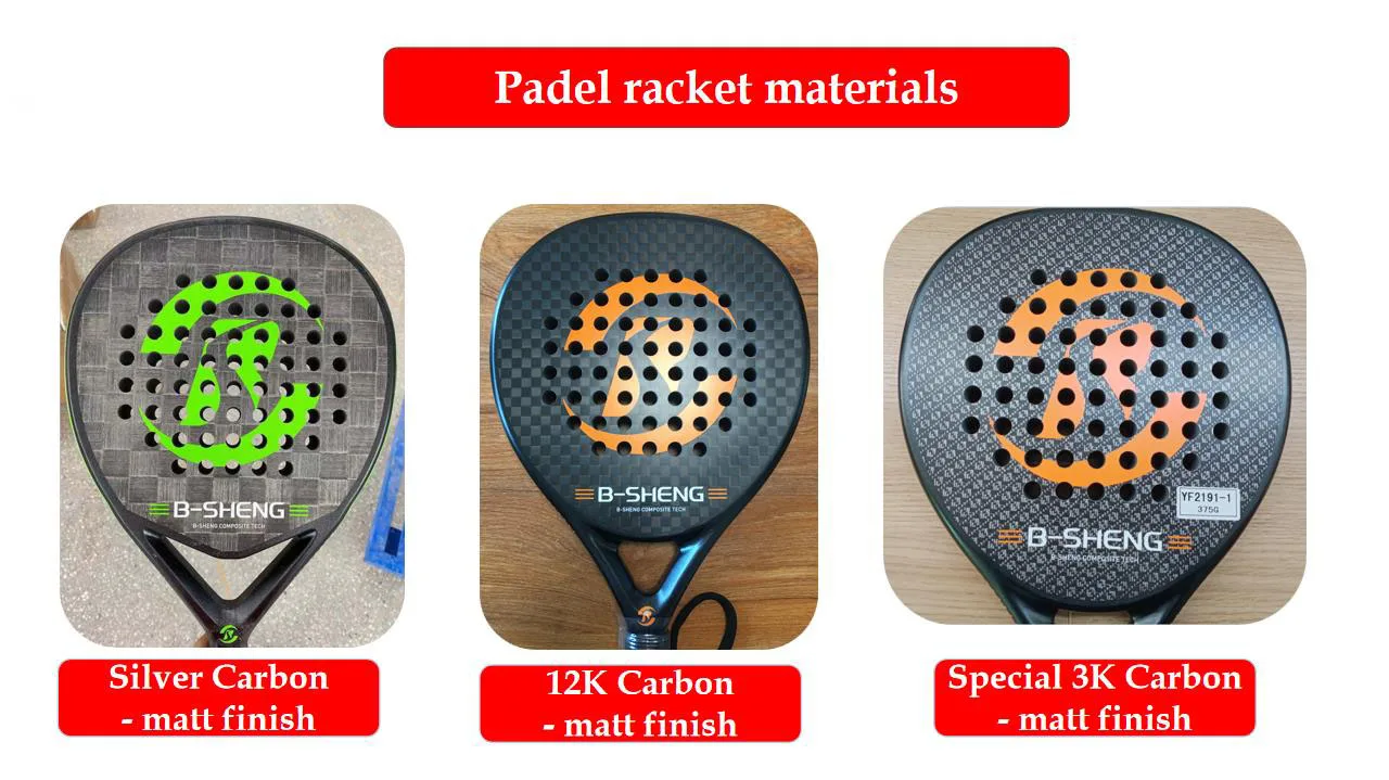 Wholesale Pro Padel Racquet 100% Full Carbon Fiber Custom Eva 12k ...