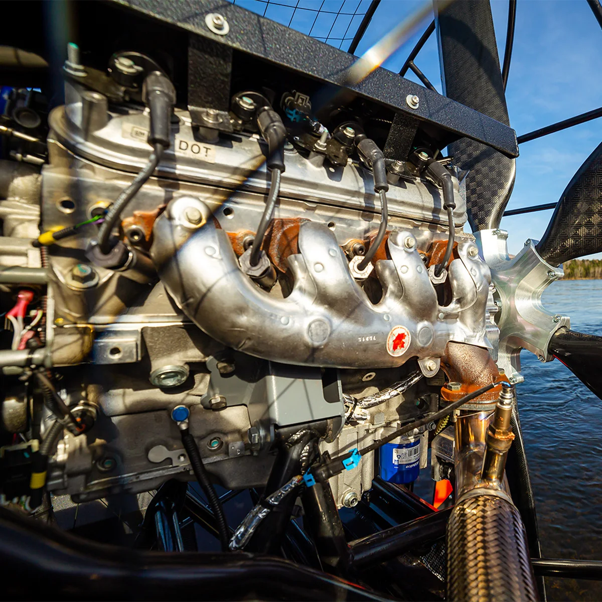 Airboat Sever 750k All-season Air Powered Boat With Propeller To Use On ...