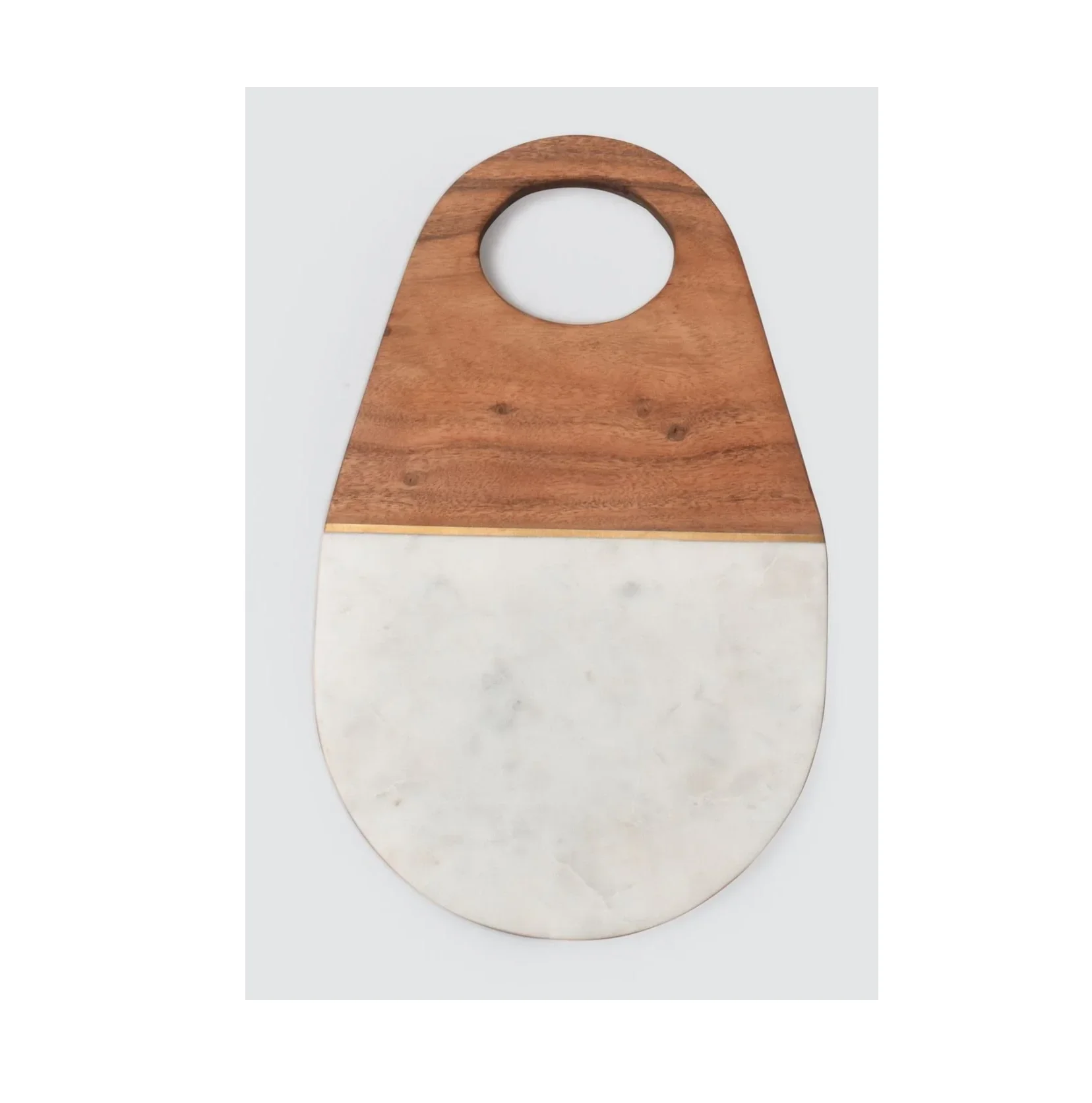 Custom Stylish Wooden And White Marble Chopping Boards Champagne ...
