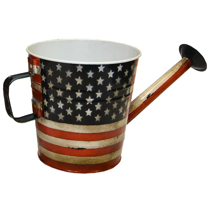 High Quality Customized Metal Watering Can White Coated With Unique ...