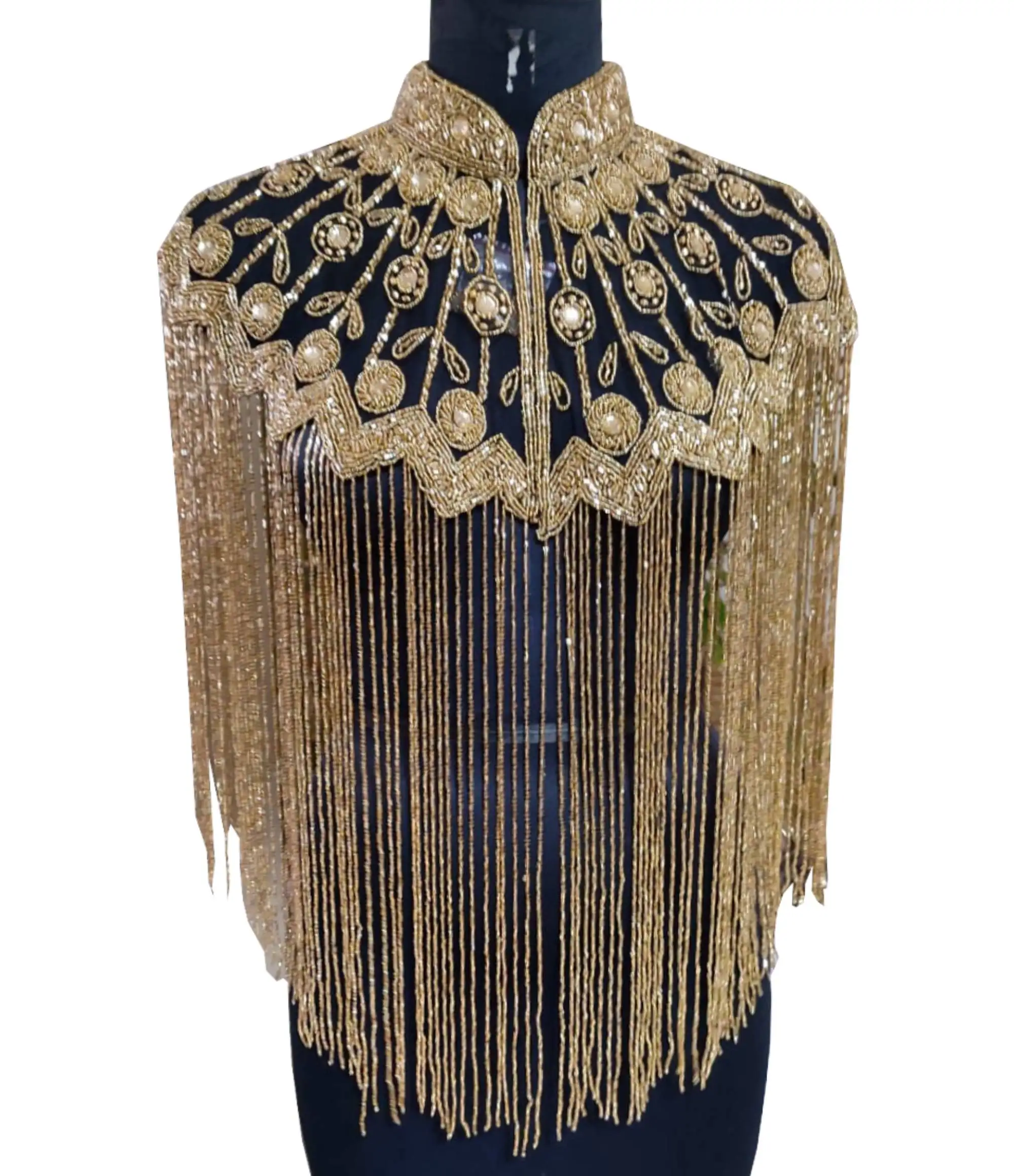 Exquisite Evening Wear - Designer Ponchos with Hand Embroidery