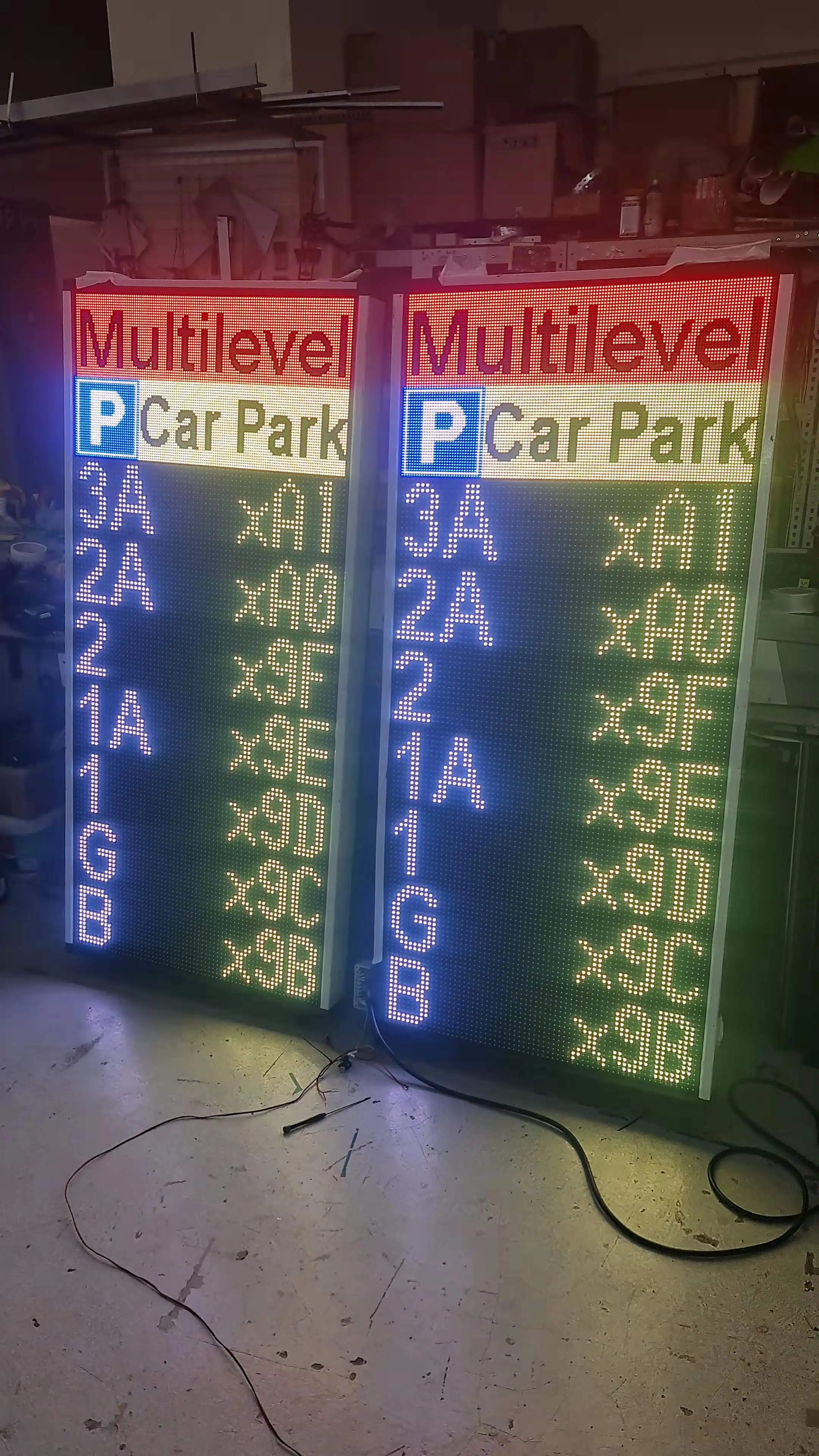 Innovative Design Car Park Counting Outdoor Display ODM Application for ...