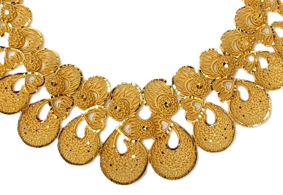 Alibaba.com: 24KT Dubai pure gold plated 4 GR women's fashion jewelry ...