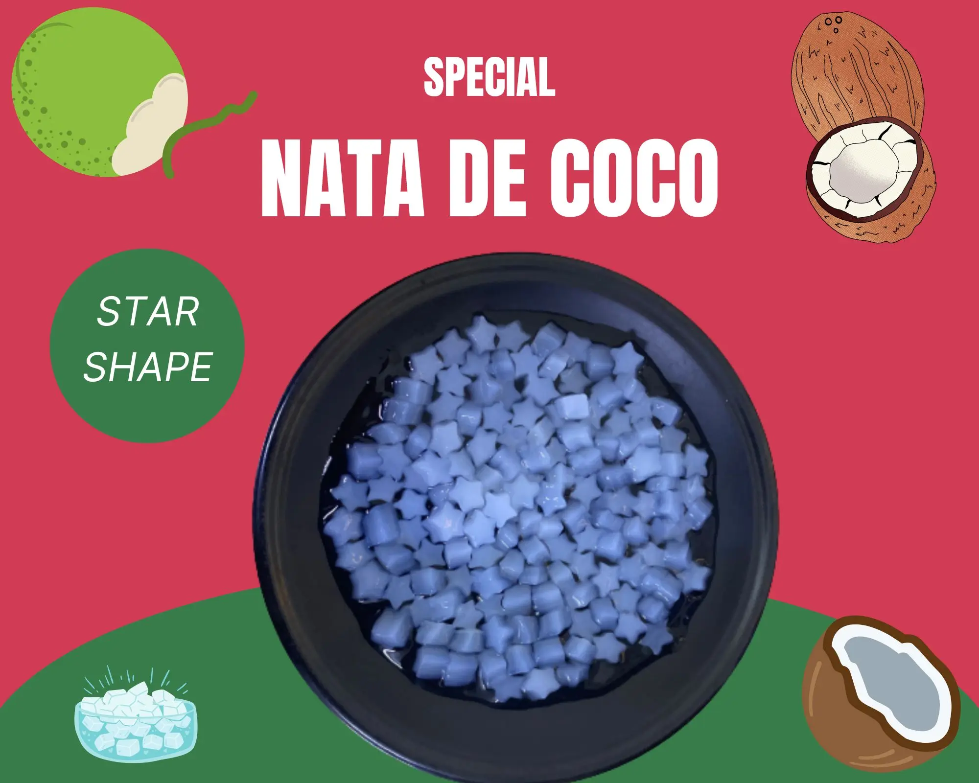 Dried Compressed Nata De Coco - Coconut Jelly Compressed / Nata Coco ...
