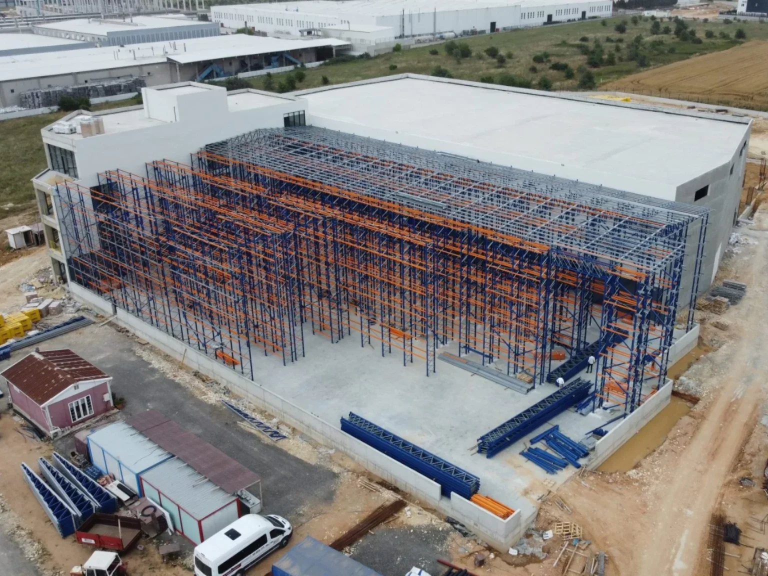 Self Supported Clad Rack Warehouse Construction - Buy Warehouse Rack ...