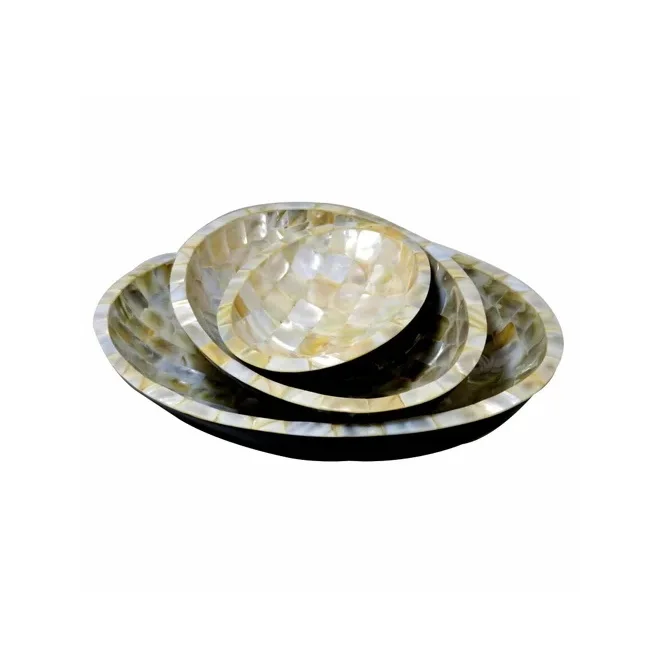Latest Mop Serving Bowl For Kitchen Round Shape Bowl Mother Of Pearl ...